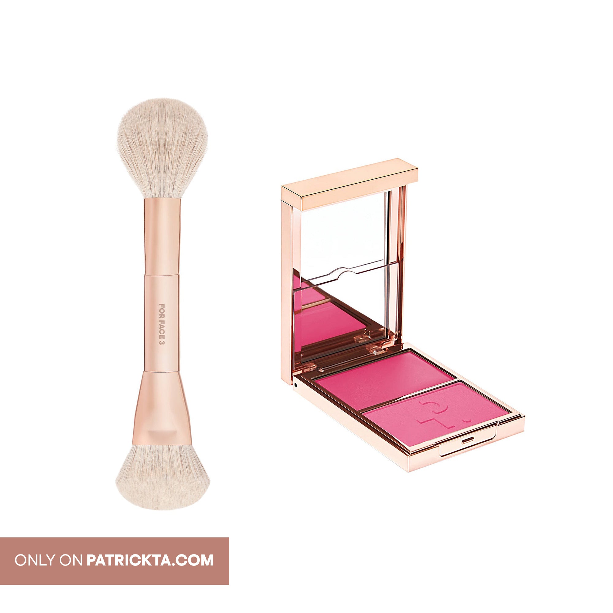 Patrick Ta Major Headlines Blush Duo & Dual-Ended Brush Set - Blush ...