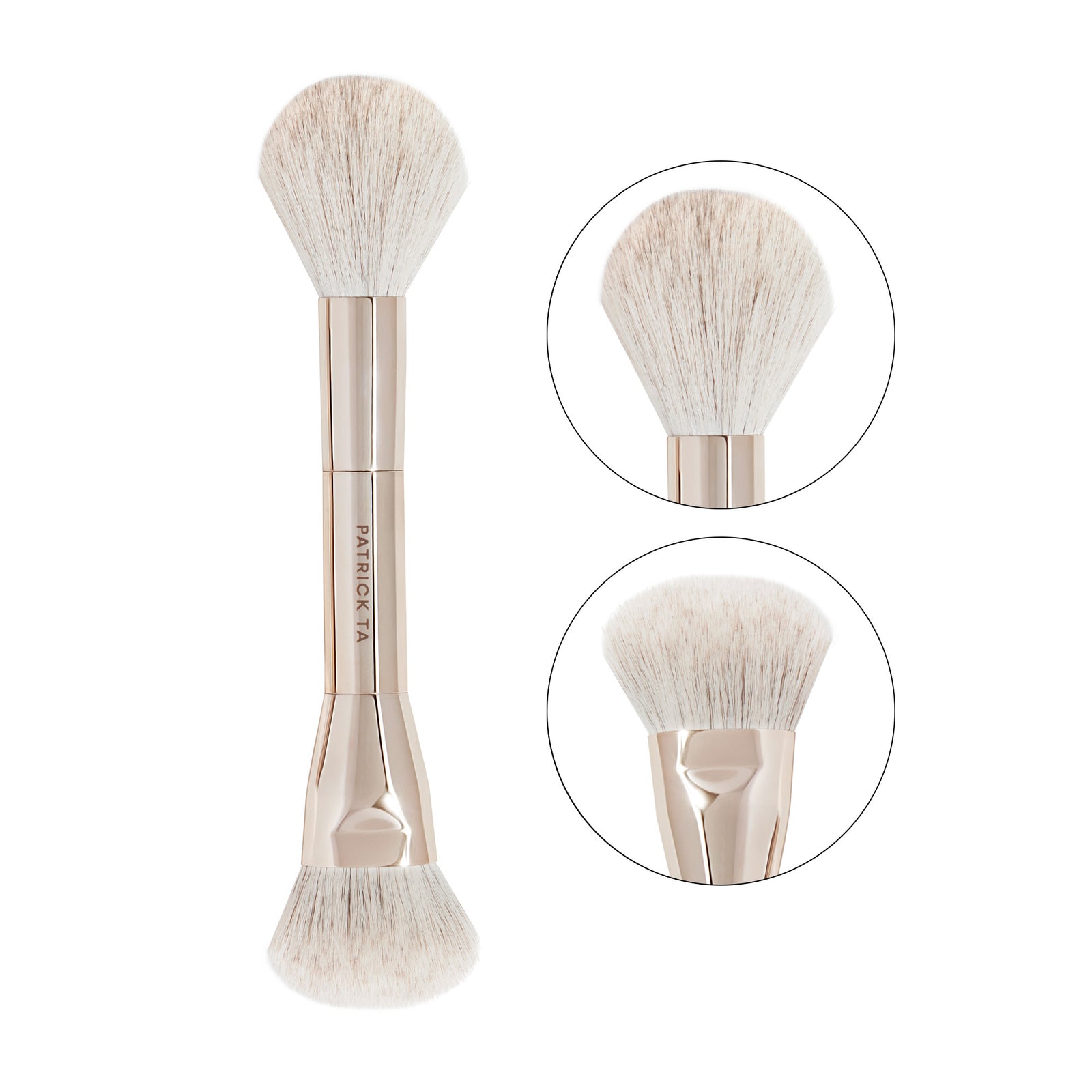 Dual-Ended Blush Brush For Cream & Powder | Patrick Ta