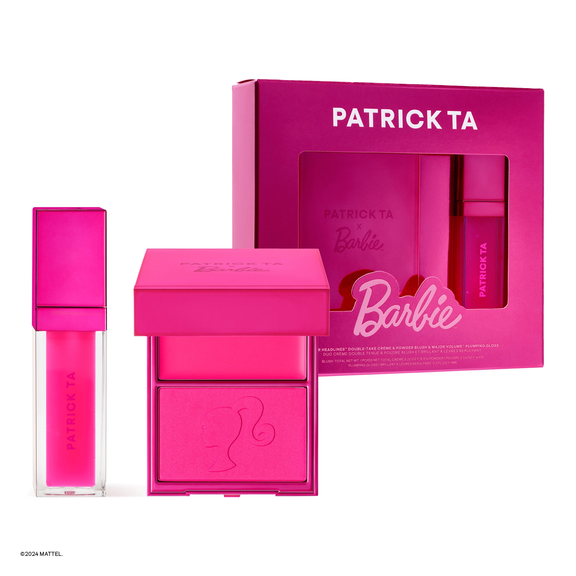 Patrick Ta x Barbie™ - A limited edition power pink collection.