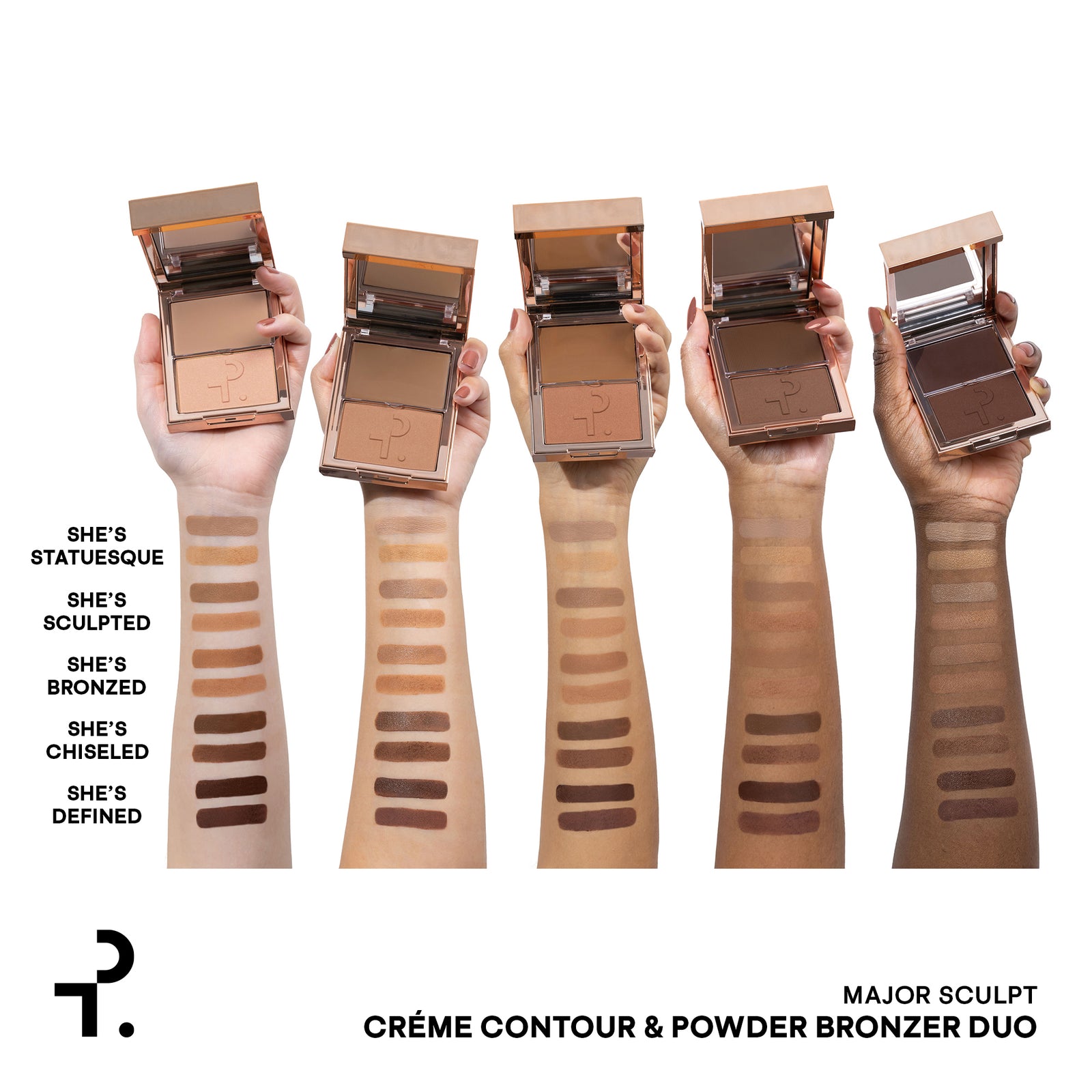 Patrick Ta Major Sculpt Crème Contour & Powder Bronzer Duo- Best Cream ...