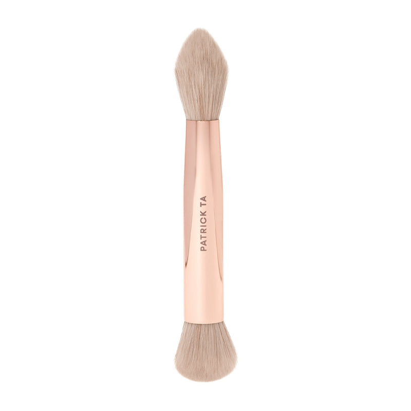 Patrick Ta Dual-Ended Complexion Brush № 2 - Duo Blending and Powder Foundation Brush